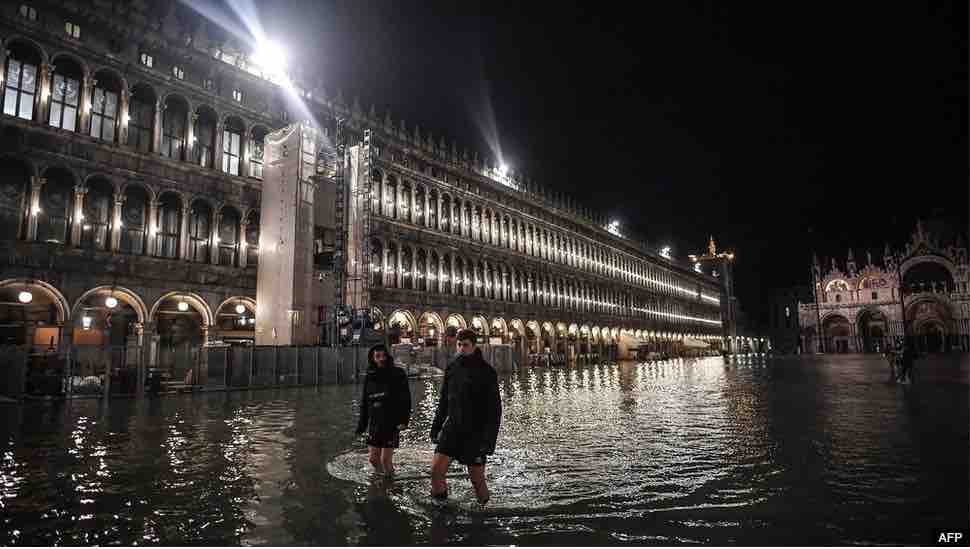 Venice floods: Climate change behind highest tide in 50 years, says ...