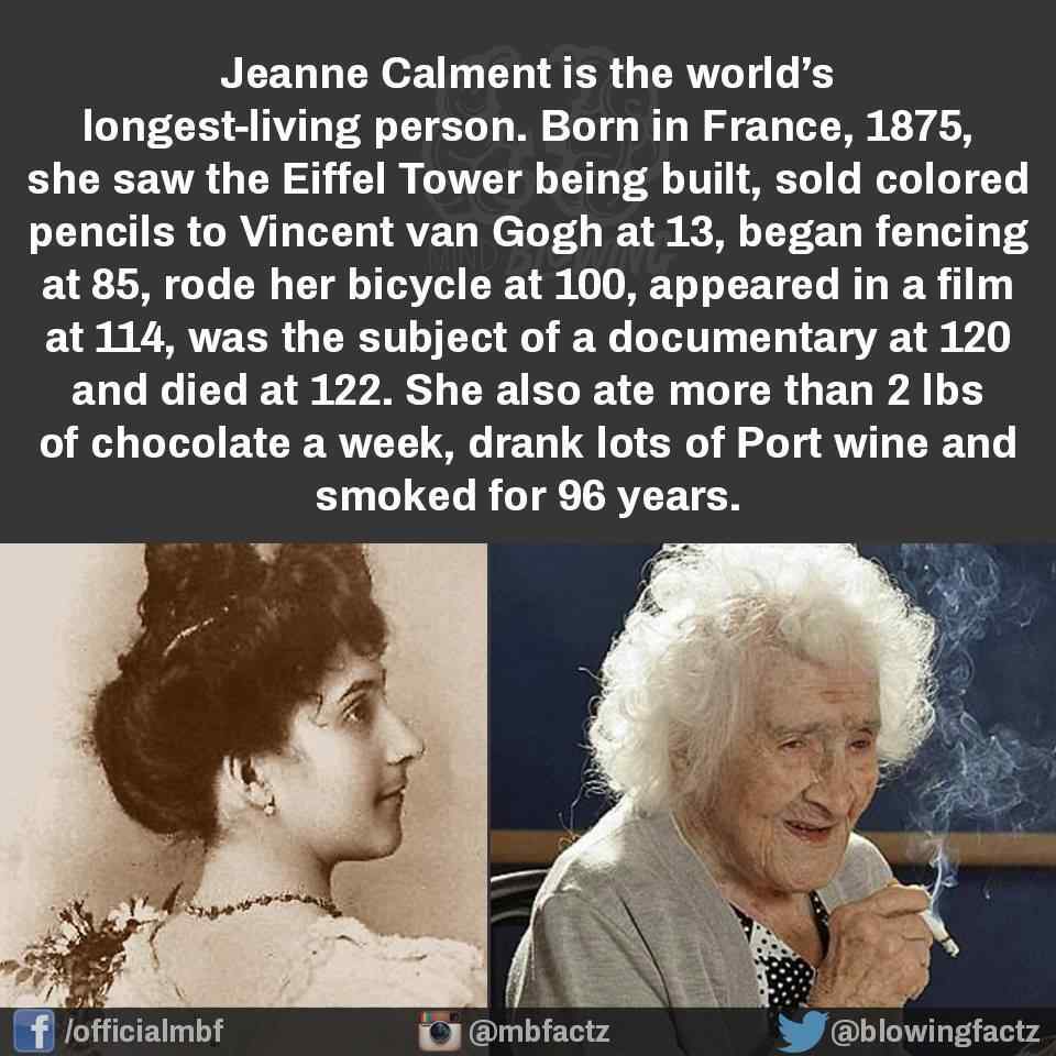 Jeanne Calment is the world’s longest-living person - RAEL.ORG